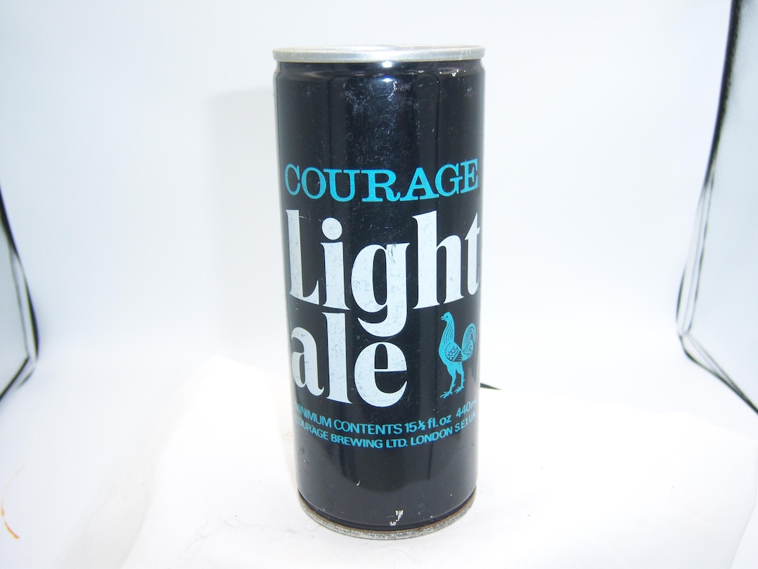 LE - 1970's Courage Light Ale Brewing London England 15 1/2 Oz EMPTY ...
