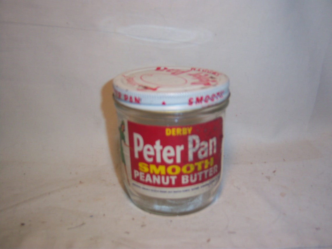 1960's Derby Peter Pan Smooth Peanut Butter Chicago Ill Jar or Bottle ...
