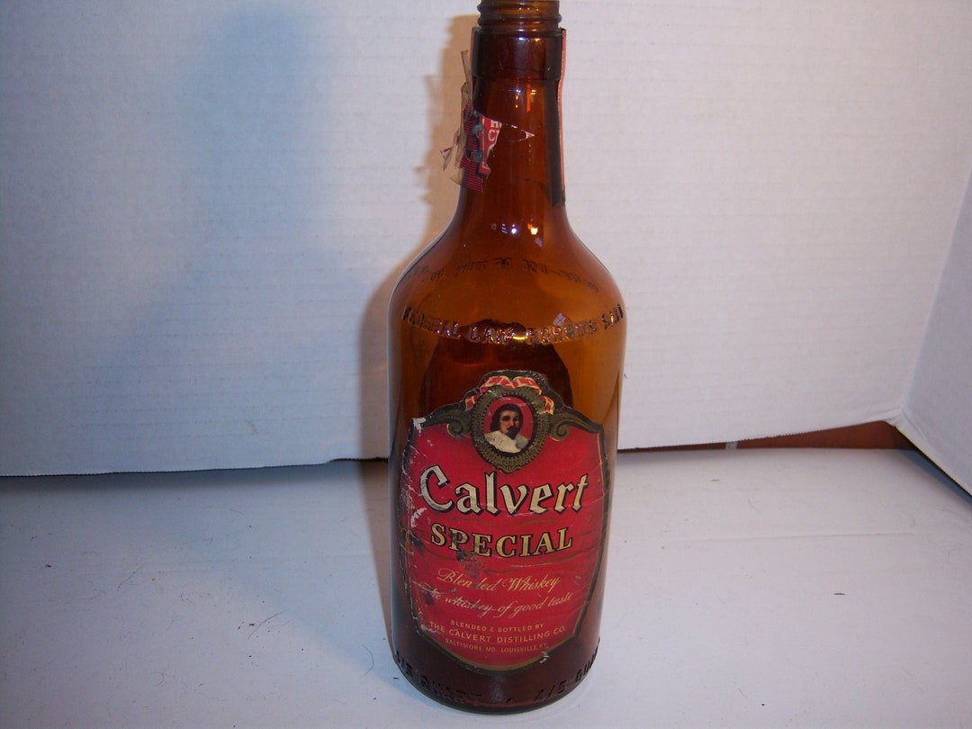 MU - 1940's Calvert Special Whiskey Baltimore MD Louisville KY W/las ...