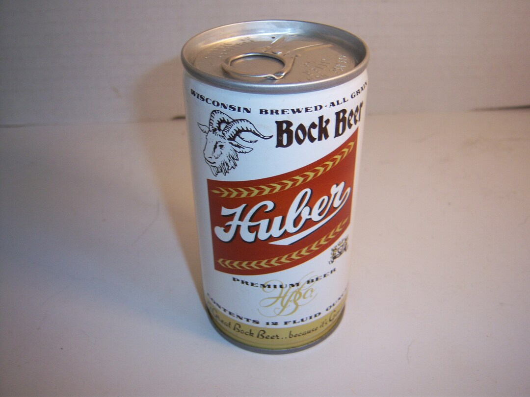 KN - 1970's Huber Bock Beer Huber Brewing Co Hbco Monroe WI 12oz Pull ...