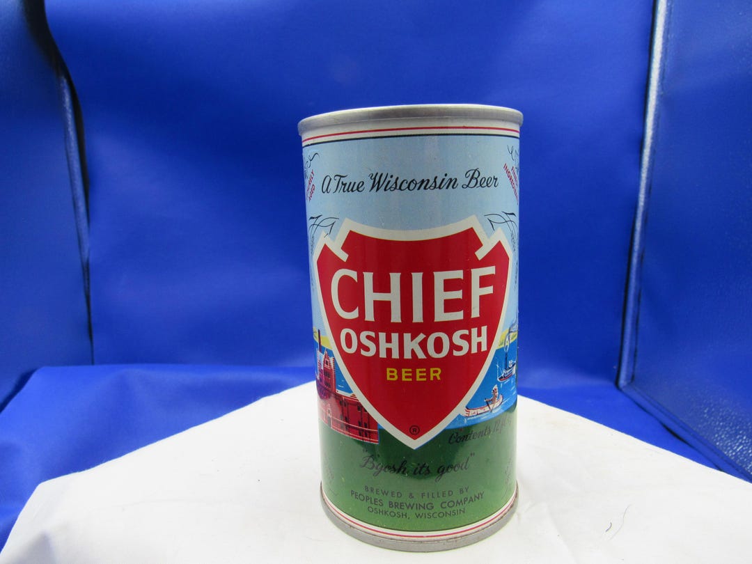 ZC - 1960-70's Chief Oshkosh Beer People's Brewing Co Oshkosh Wisconsin ...