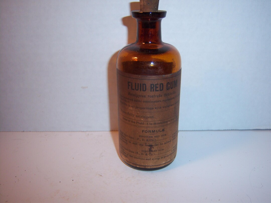 BW 1890's Parke Davis & Co Detroit, Mich Fluid Red Gum Medicine ...