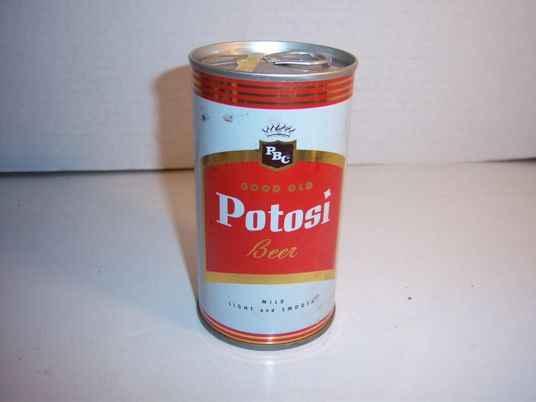 1970's Potosi Beer Co Wisconsin Pull Tab Metal Can Beer Ale Can ...