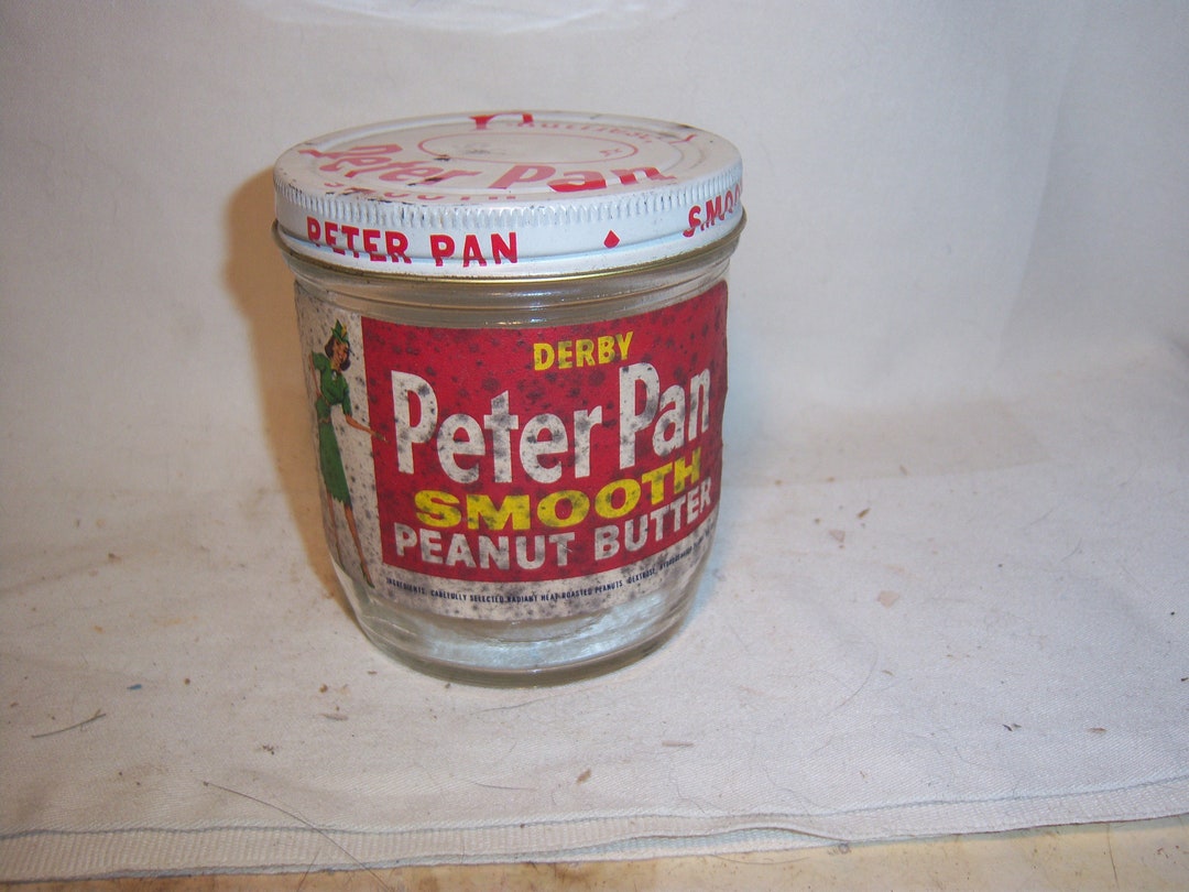 1960's Derby Peter Pan Smooth Peanut Butter Chicago Ill Jar or Bottle ...