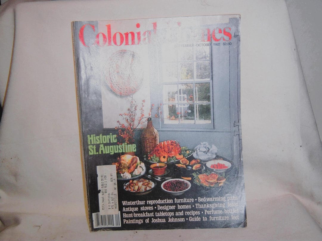 September October 1982 Colonial Homes Magazine Country Decor Kitchen ...