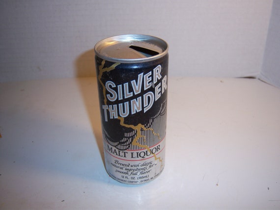 1970's Stroh's Silver Thunder Malt Liquor Detroit Mich - Etsy Hong Kong