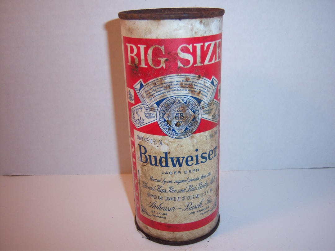 SB - 1950'-60s Budweiser Big Size Lager Beer Anheuser Busch St Louis Mo ...