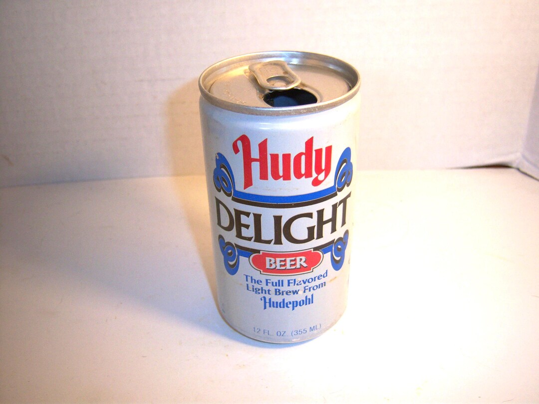 1970-80s Hudepohl Delight Light Beer Cincinnati Ohio 12 Oz Aluminum ...