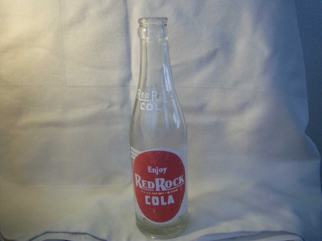 1952 Red Rock Bottling Co Cola Hawkinsville Ga 7 Oz Clear Acl Painted ...