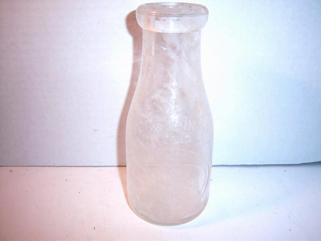 PA4 - 1929 Meyer Dairy Corp Bethlehem PA Purest Kind 7 1/4" Pint Milk ...