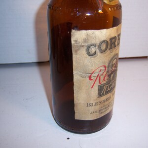 MU 1940's Corby's Reserve Jas Barclay & Co Peoria Ill W/las Clear Quart ...