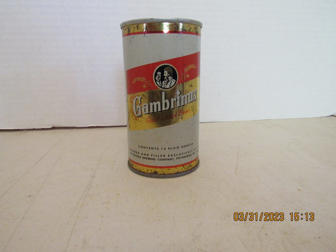 KN 1970's Gambrinus Gold Label Pittsburgh Brewing Co Pittsburgh PA Ohio ...