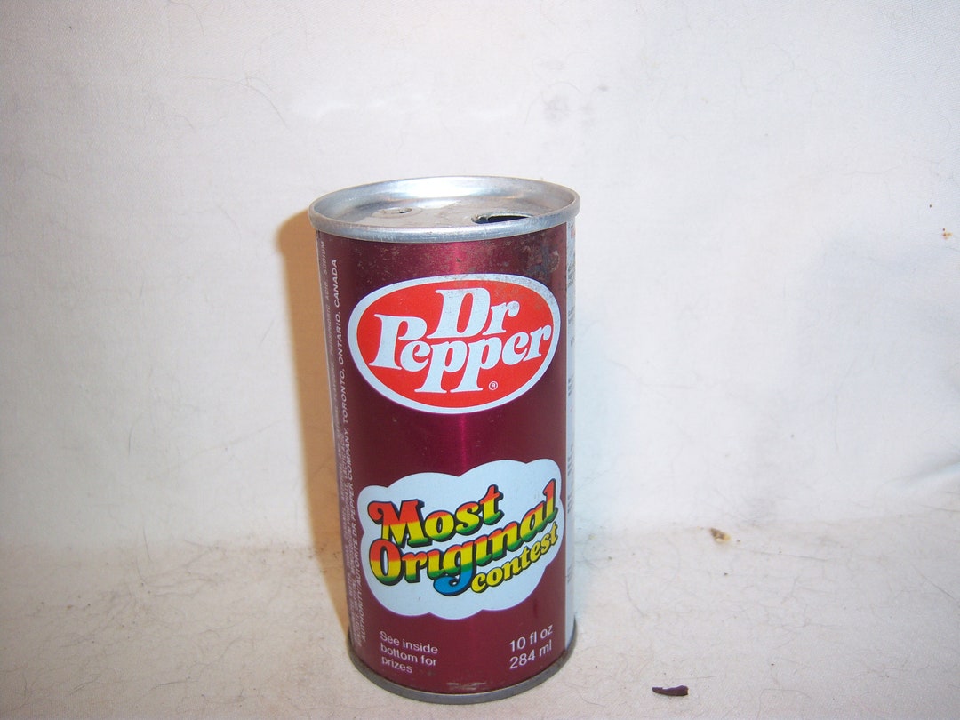 1970's Dr Pepper "most Original Contest" Metal Pop Top Soda Can Toronto ...