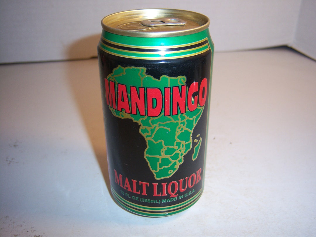 KN 1970-90's Mandingo Malt Liquor Smithton PA 12 Oz Aluminum Beer Can ...