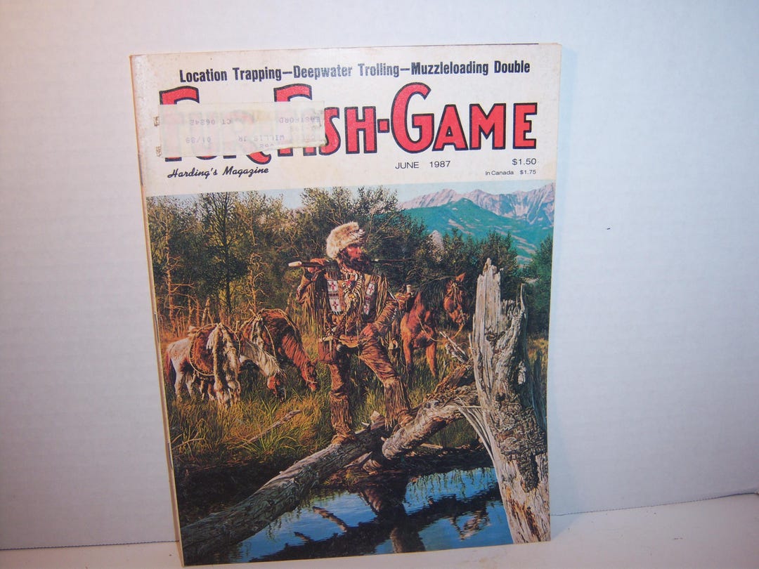 JS1 - June 1987 Fur-fish-game Hunting Fishing Magazine Hunter Horses ...