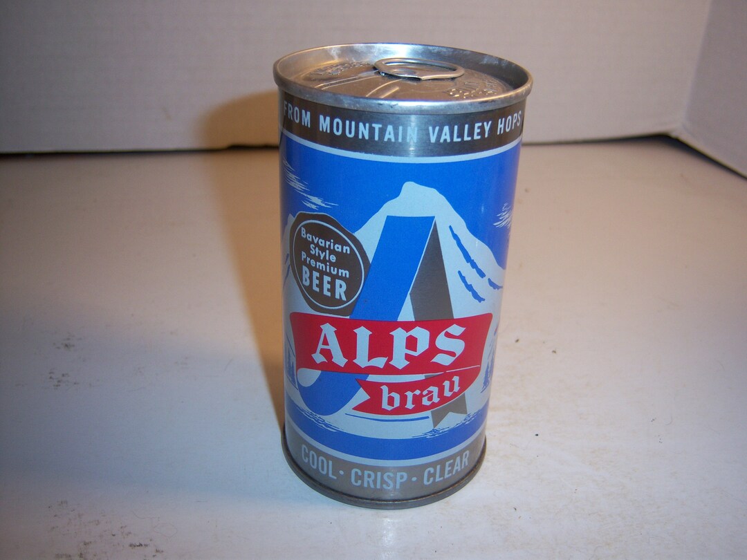 KN - 1970's Alps Brau Bavarian Style Beer Old Crown Brewing Corp Ft ...