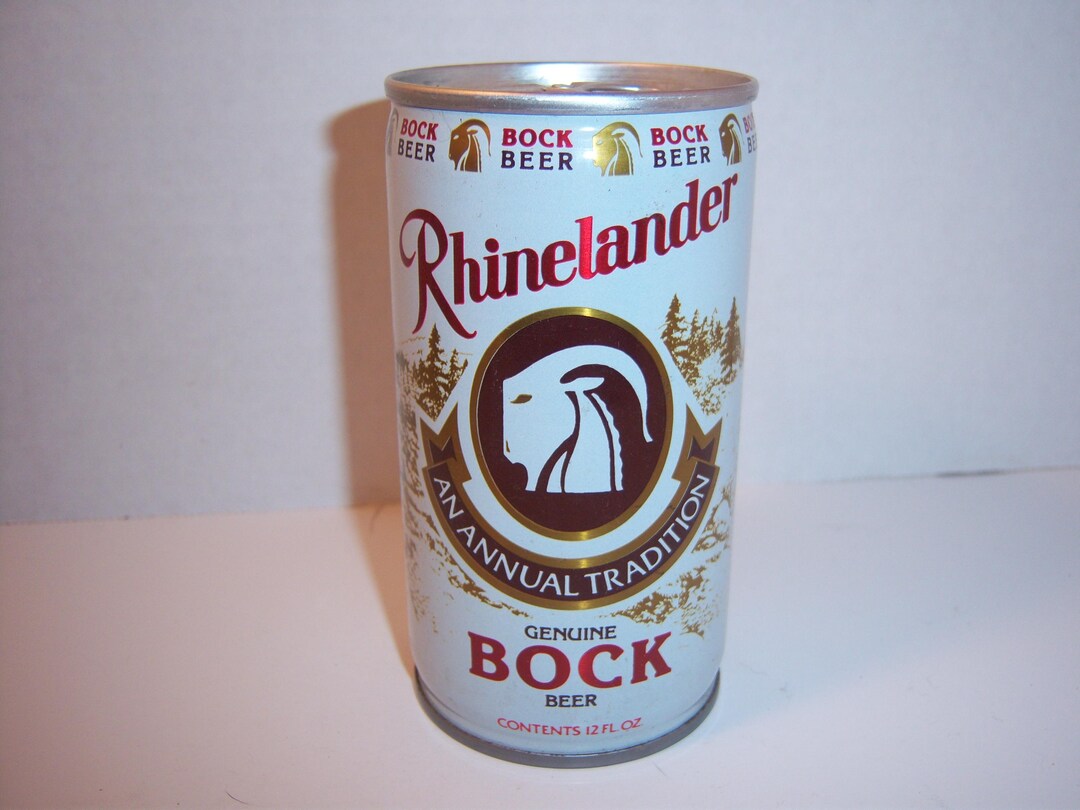 KN - 1970's Rhinelander Bock Beer Goat's Head Jos Huber Brewing Co ...