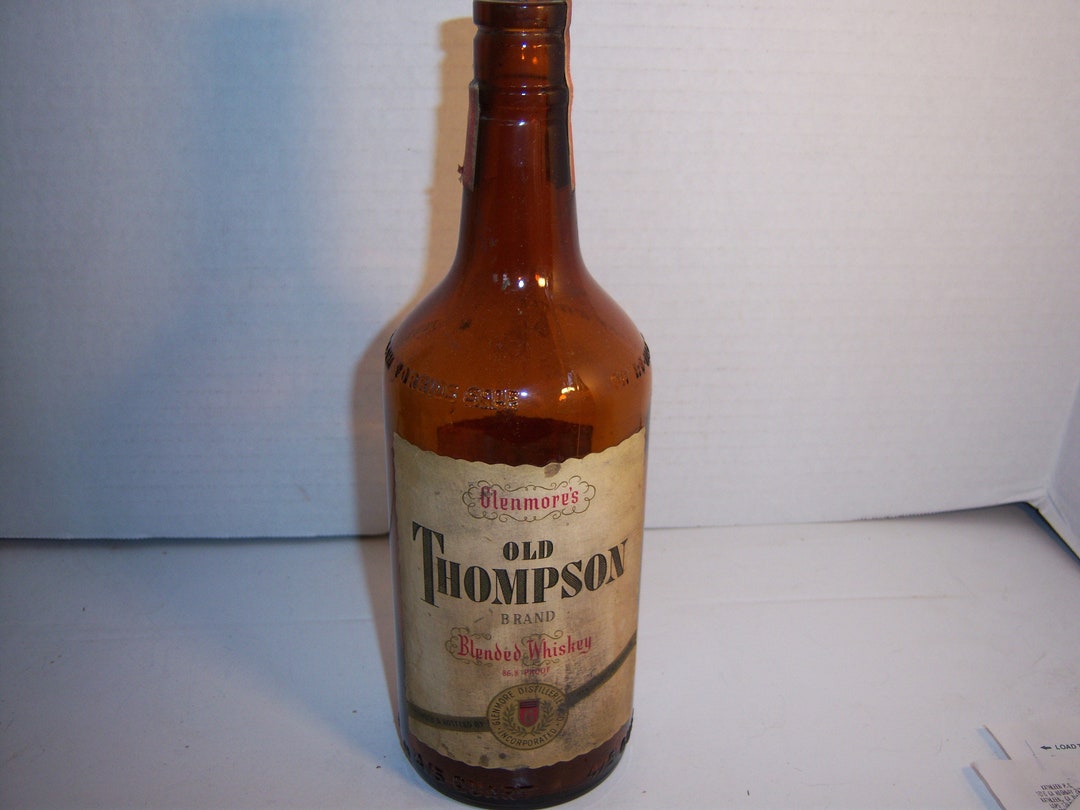 MU 1940's Glenmore's Old Thompson Blended Whiskey New York, NY W/las ...