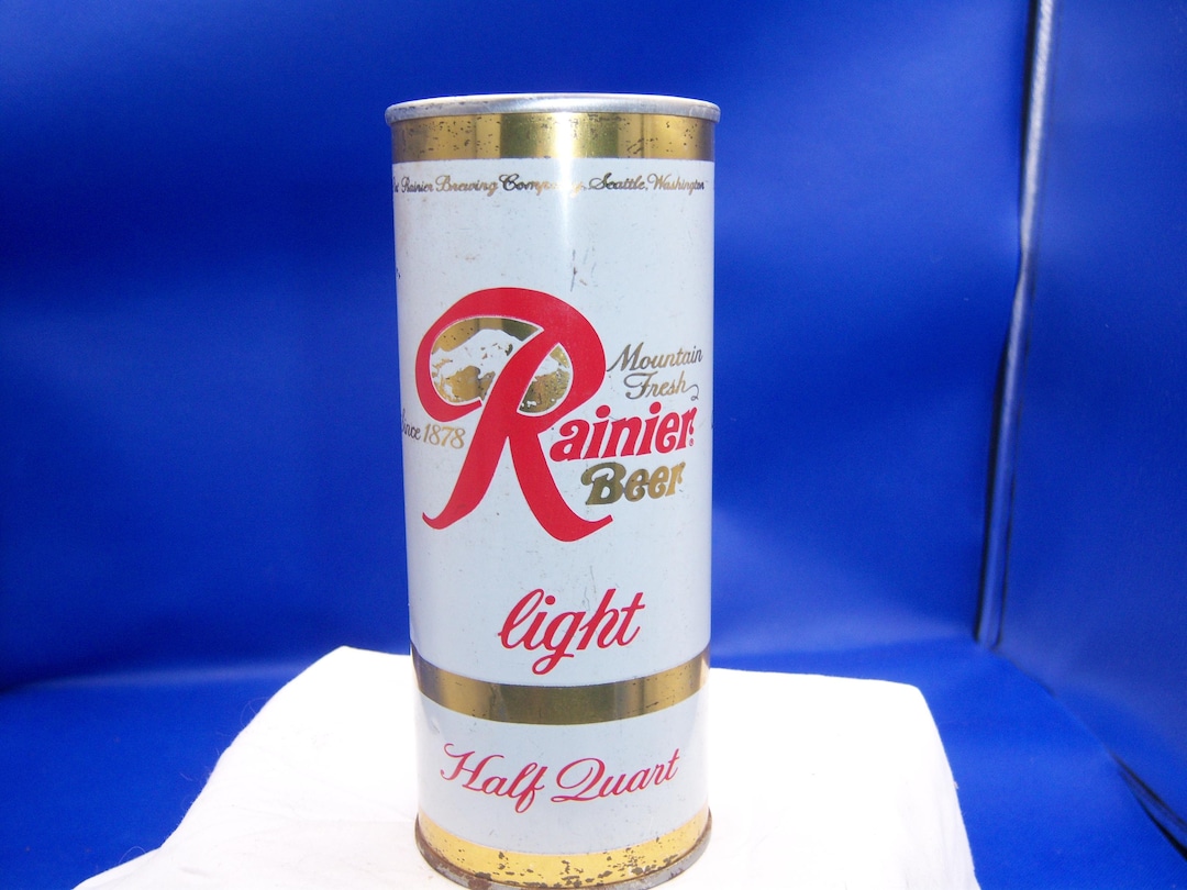 LE - 1970's Rainier Beer Rainier Brewing Co Seattle Wash 12 Oz EMPTY 16 ...