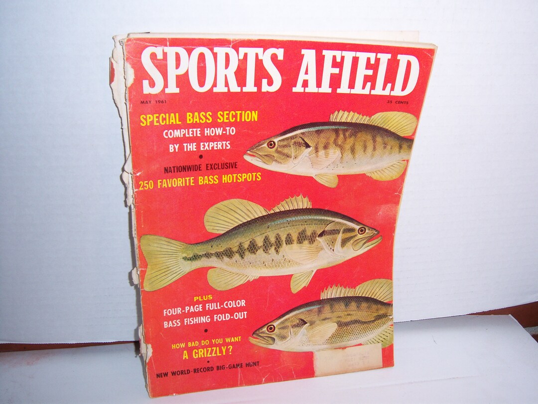 JK - May 1961 Sports Afield Bass Section Tom Dolan Artist Hunting ...