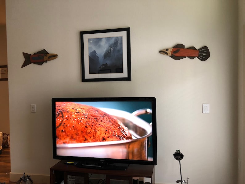 Snapper Wood and Metal Fish - Etsy