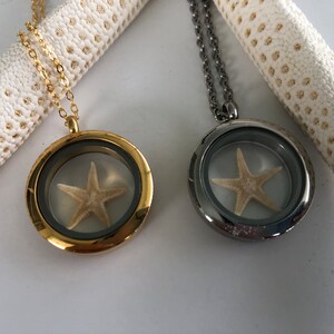 Sand Shell Keepsake See Through Locket - Etsy