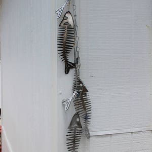 Metal Perch Stringer Fish Art - Etsy
