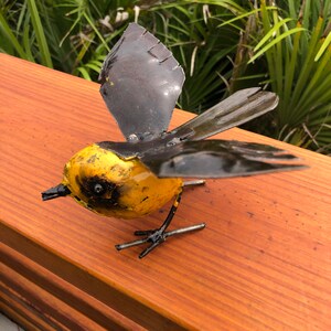 Recycled Metal Bird Sculpture - Etsy