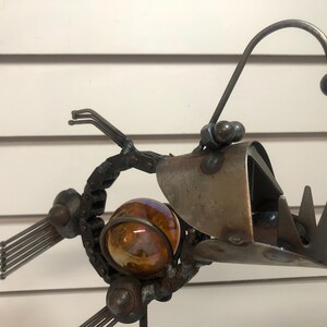 Angler Fish Metal Art Sculpture - Etsy