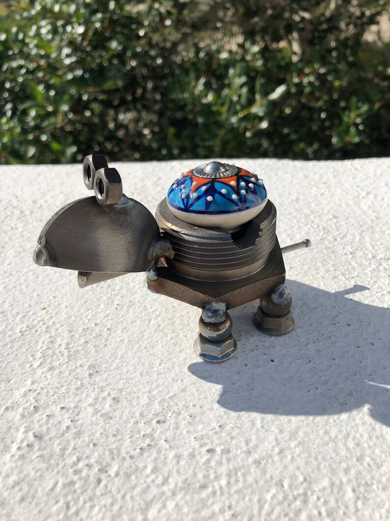 Turtle Metal Art Sculpture | Etsy