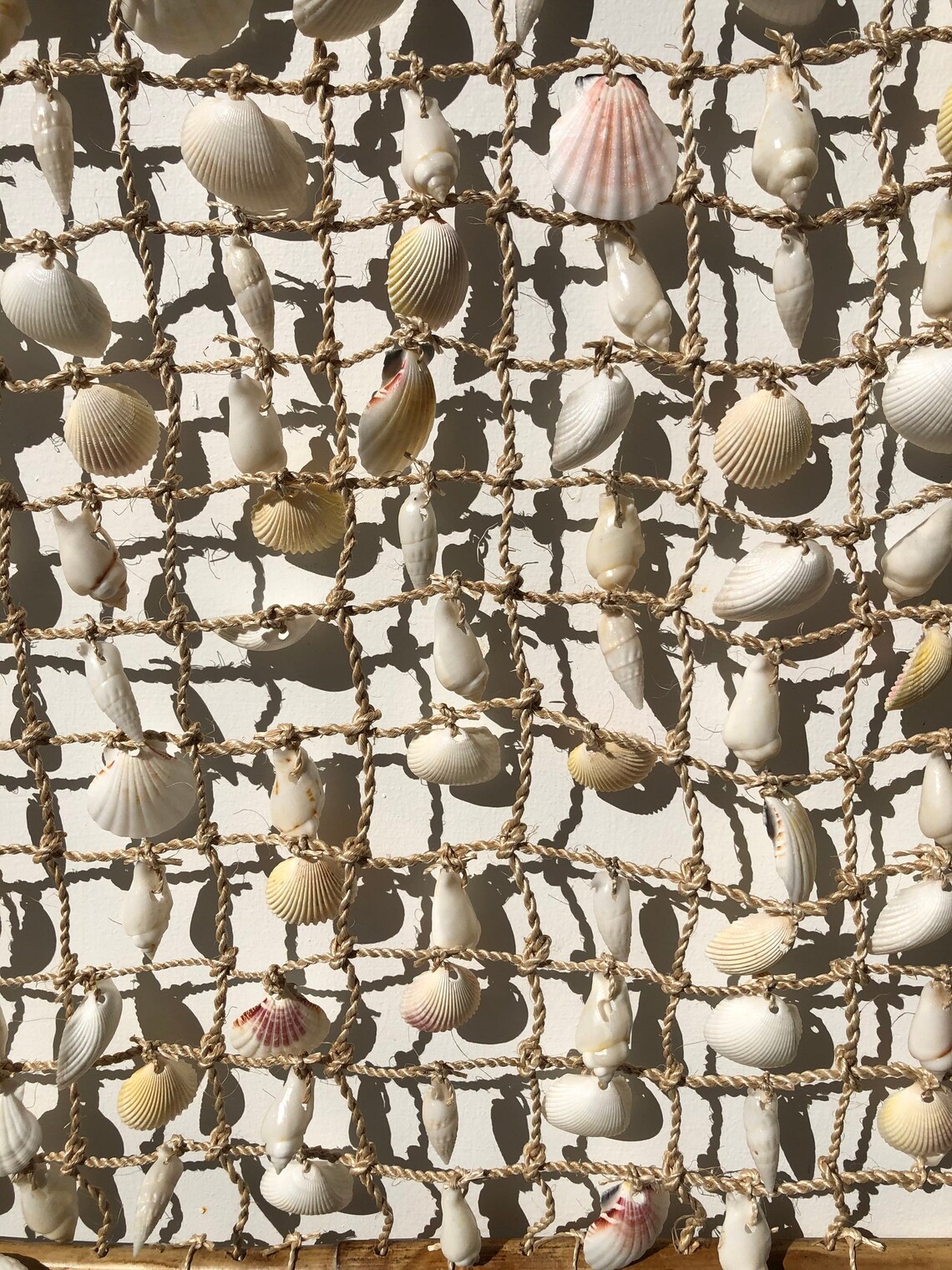 Rope & Sea Shell Wall Hanging - Etsy