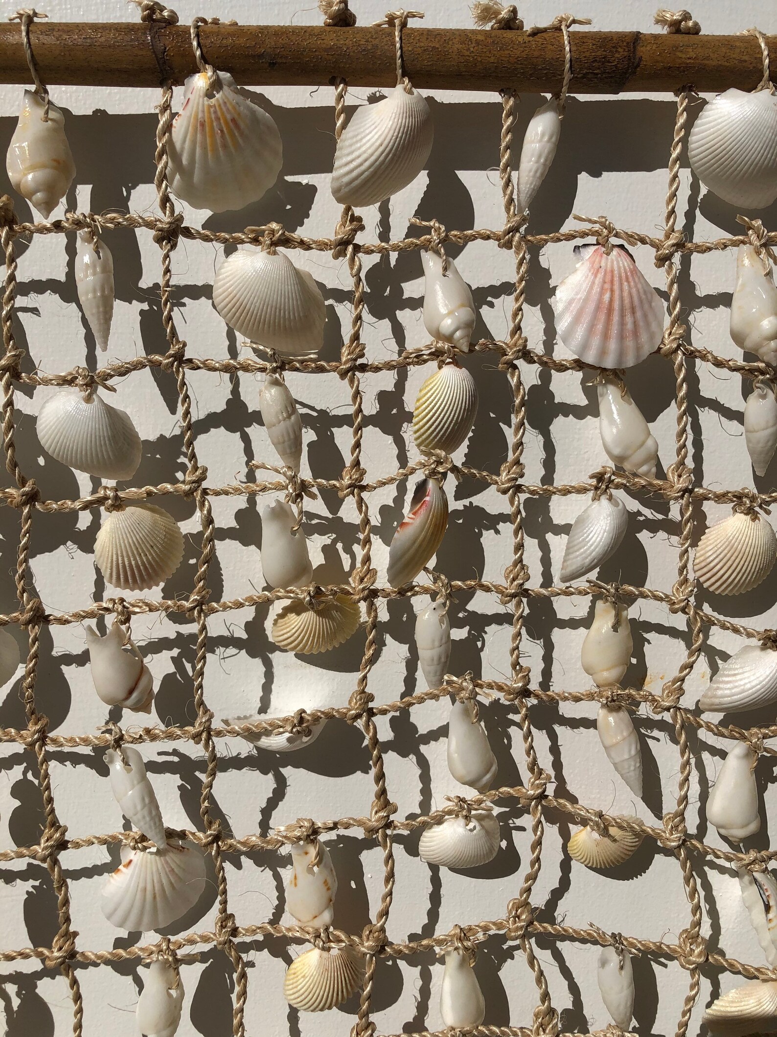 Rope & Sea Shell Wall Hanging - Etsy