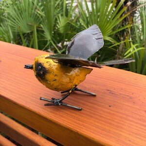 Recycled Metal Bird Sculpture - Etsy
