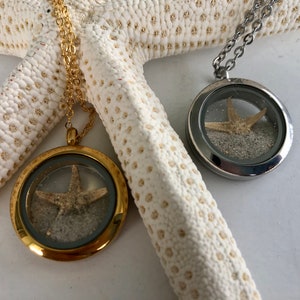 Sand Shell Keepsake See Through Locket - Etsy