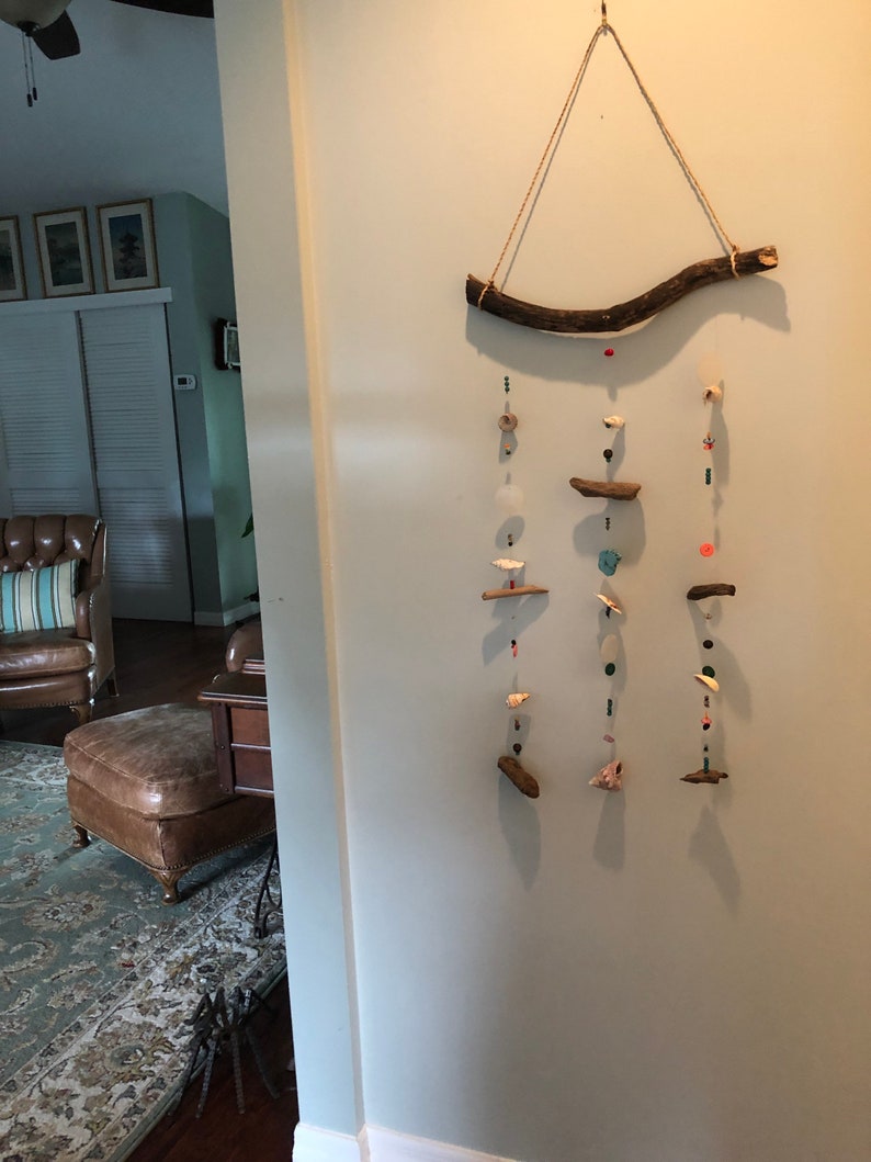 Driftwood & Shell Beach Mobile - Etsy