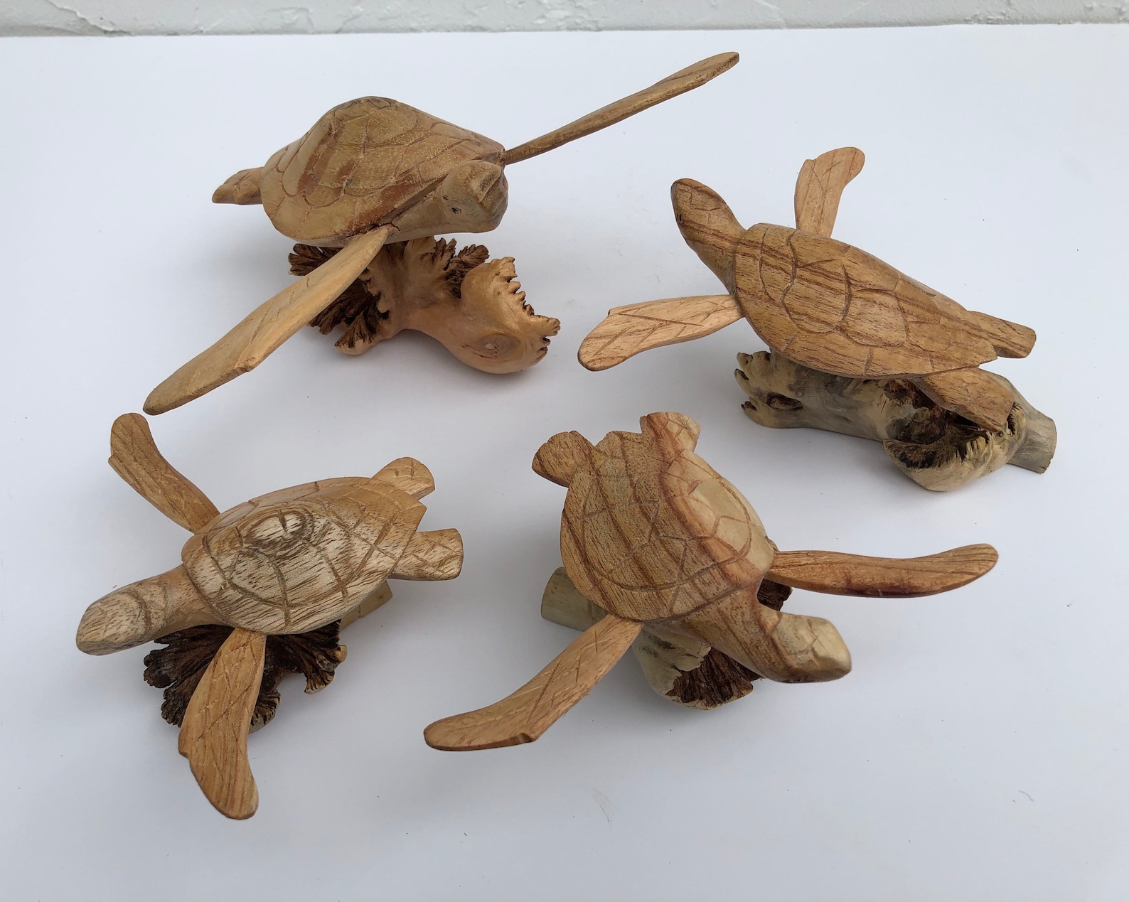 Carved Wood Sea Turtle | Etsy