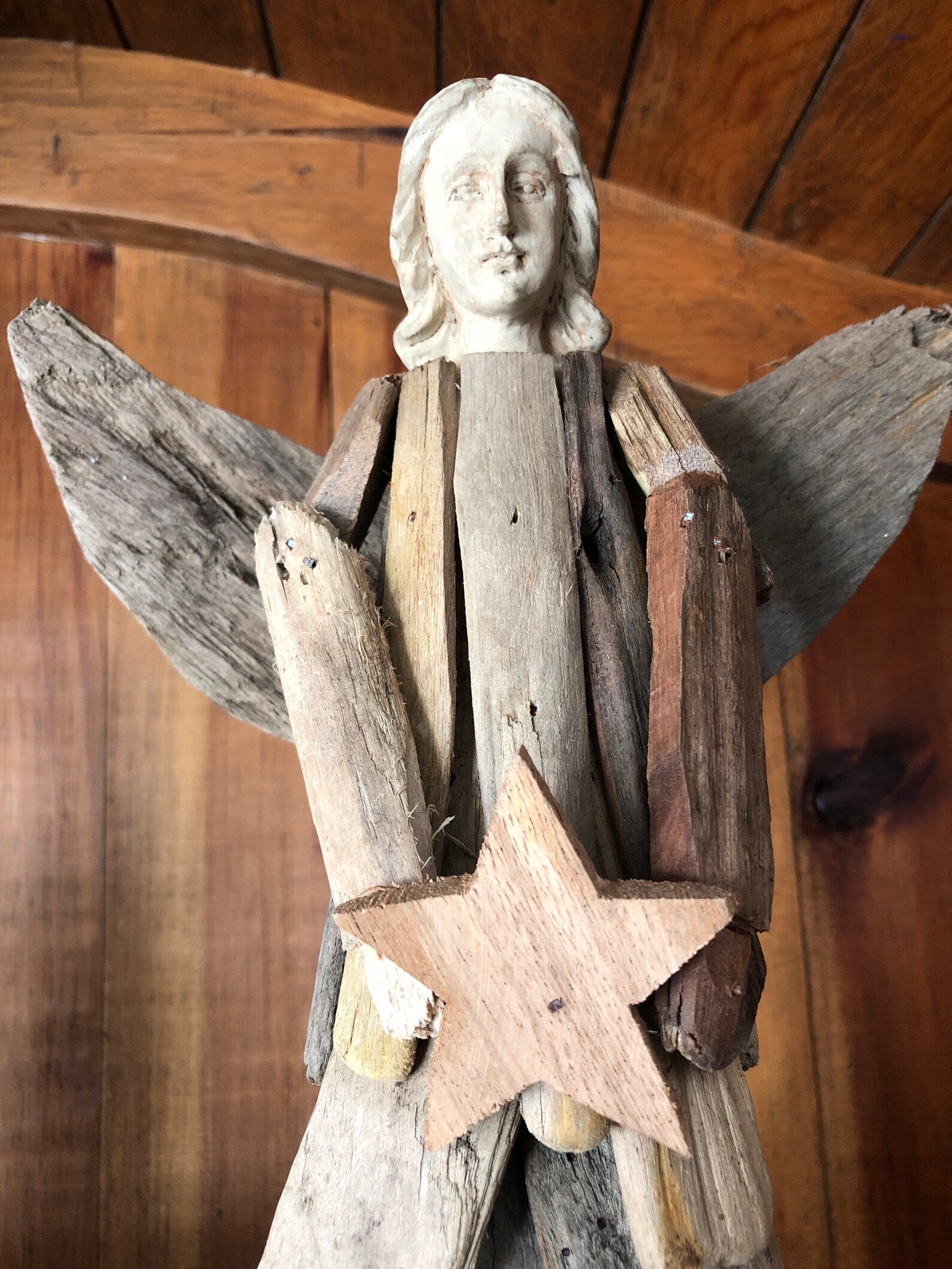 Angel With Star Statue - Etsy