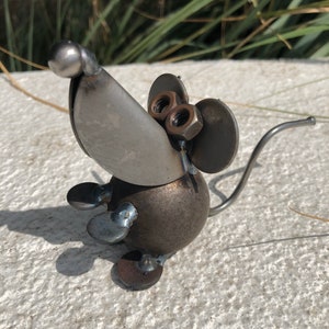 Mouse Metal Art Sculpture - Etsy
