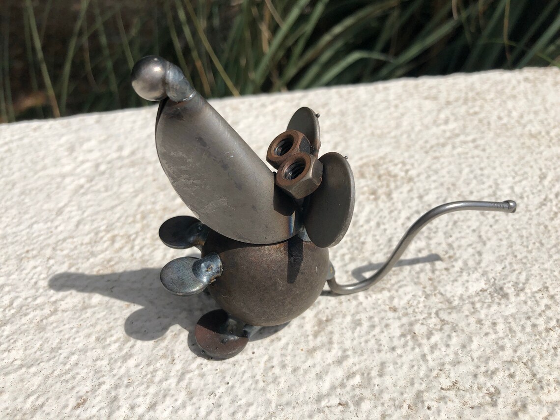 Mouse Metal Art Sculpture | Etsy