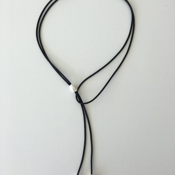 Leather Lariat - Etsy