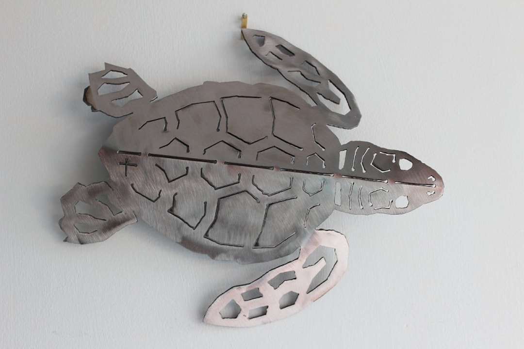 Medium Sea Turtle Metal Art - Etsy