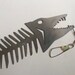 Angler Fish Metal Art Sculpture - Etsy
