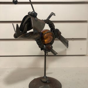 Angler Fish Metal Art Sculpture - Etsy