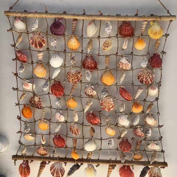 Sea Shell Wall Hanging - Etsy