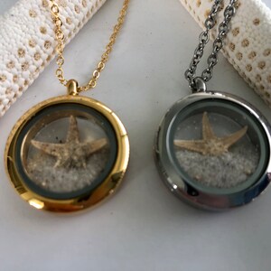 Sand Shell Keepsake See Through Locket - Etsy