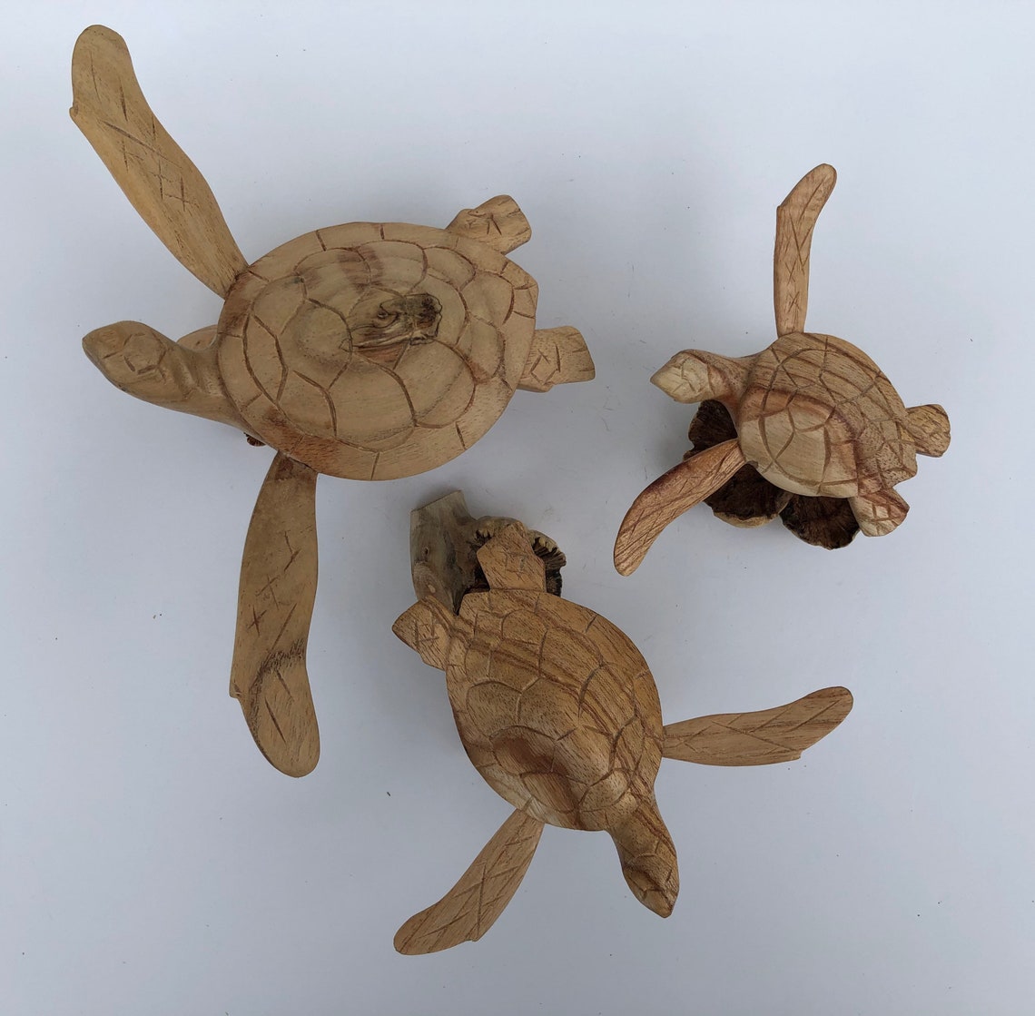 Carved Wood Sea Turtle | Etsy
