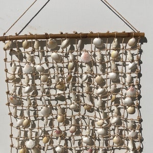 Rope & Sea Shell Wall Hanging - Etsy