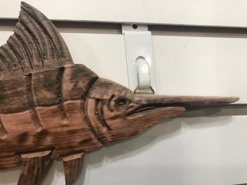 Wood Whale/shark/ Swordfish Wall Art - Etsy