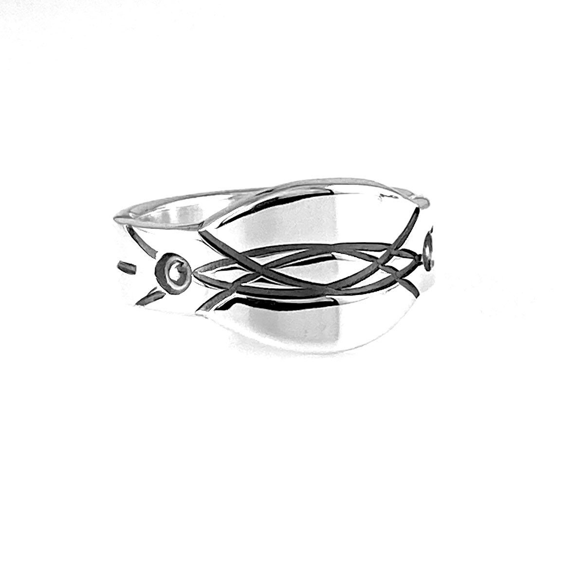 Contemporary Silver Ring Design - Etsy