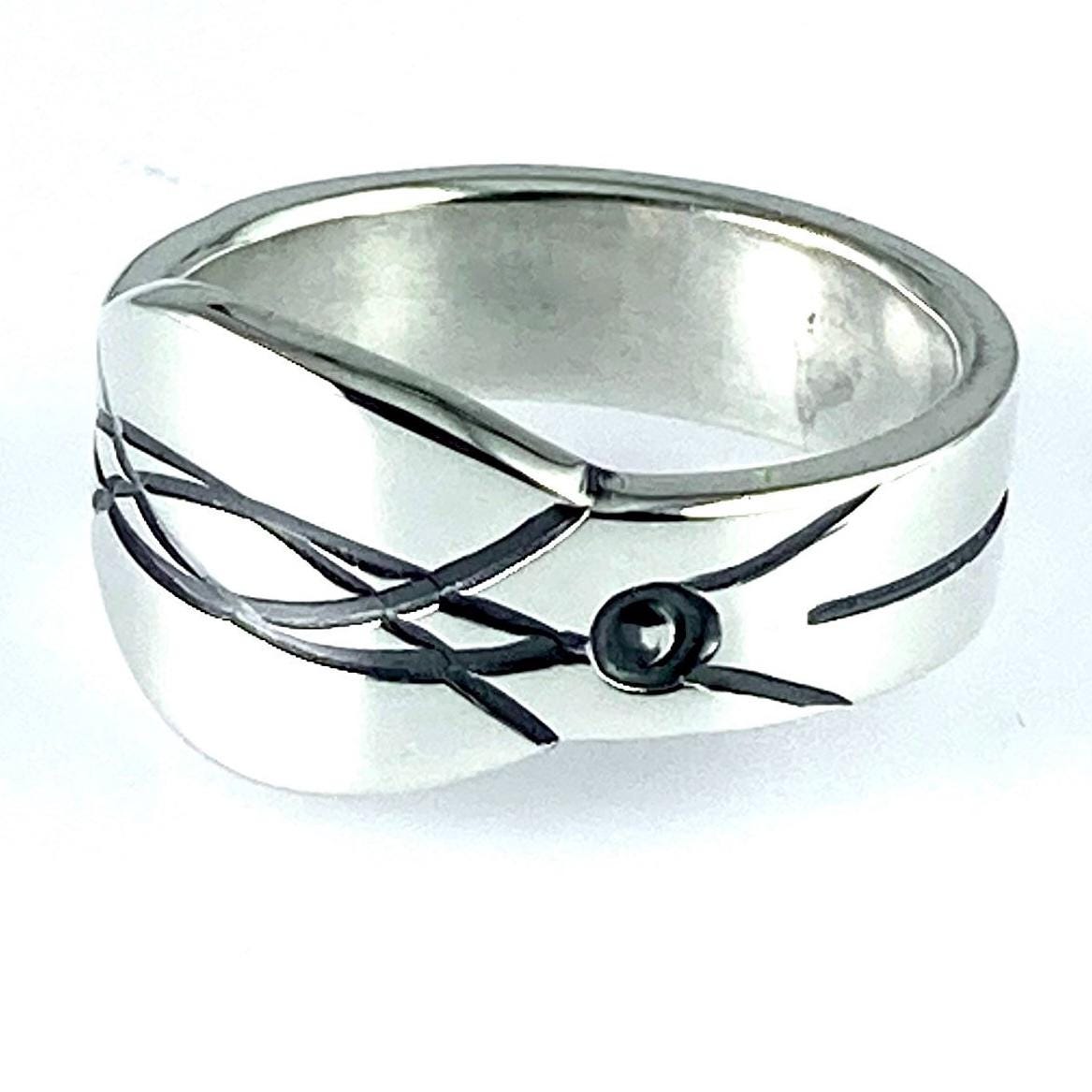 Contemporary Silver Ring Design - Etsy